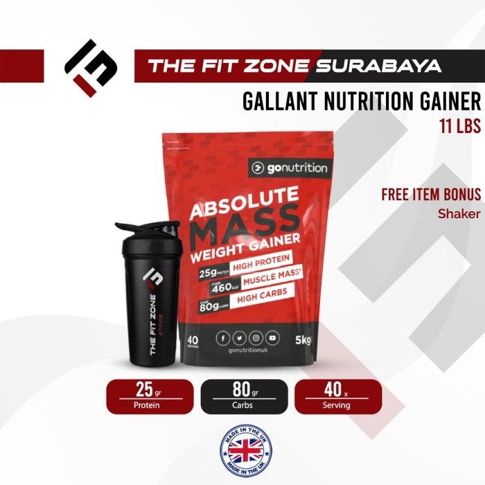 Go Nutrition Gallant Absolute Mass 11 Lbs Weight Gainer | Lazada Indonesia