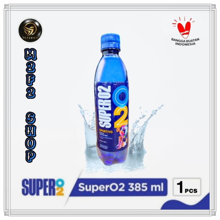 Air De Mineral Oksigen Super O2 Sportivo - 385 ml (Kemasan Satuan) | Lazada Indonesia