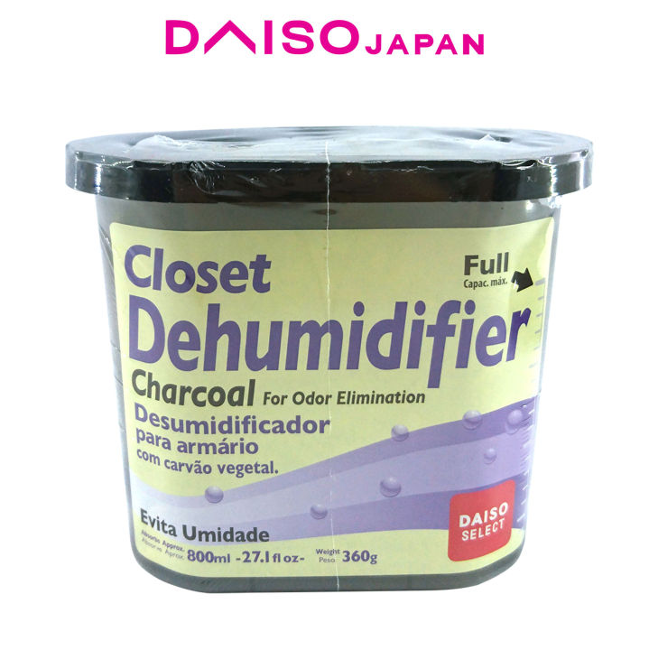 Daiso 2-Piece Charcoal Closet Dehumidifier 800ml | Lazada PH