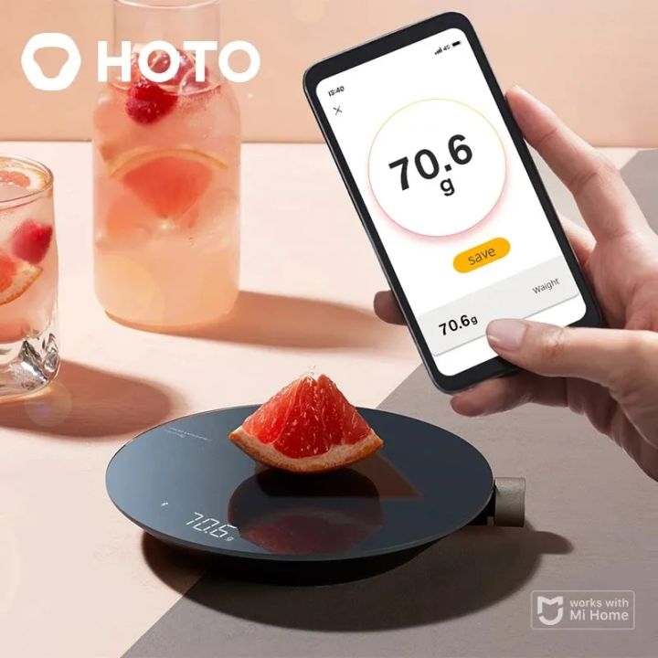 HOTO Smart Kitchen Scale, Bluetooth APP Electronic Scale, Mechanical ...