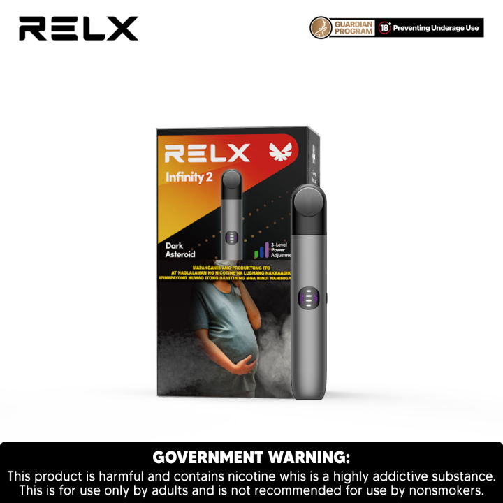 RELX Infinity 2 Single Dark Asteroid Device GHW Ecig Original Smart ...