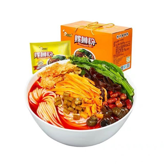 好欢螺螺蛳粉广西特产正宗柳州螺丝粉礼盒装 HaoHuanLuo LiuZhou Luo Shi Fen Snail Rice Noodles ...