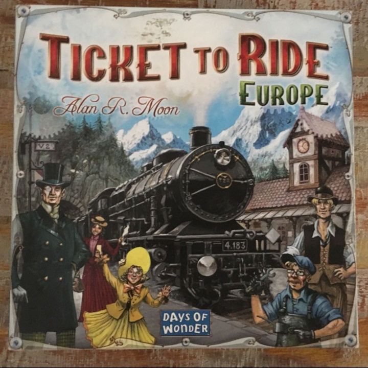 English Version Board Game Ticket to Ride：Europe & Expansion Pack ...