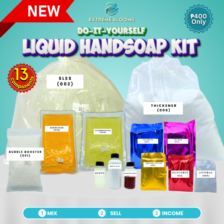 DIY Liquid Handsoap Kit (17 liters yield) | Lazada PH