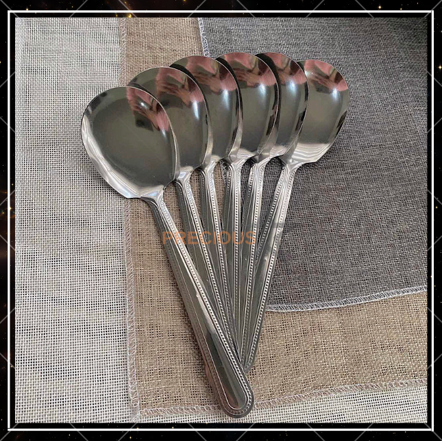 PRECIOUS STAR [6PCS] PS-22S High Quality Serving Spoon/Serveware ...