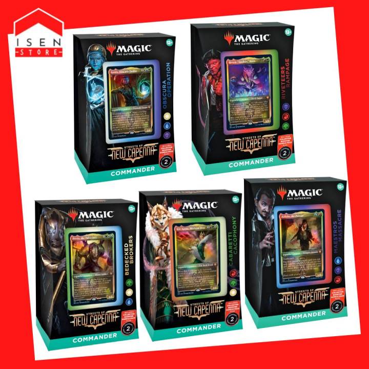 Magic The Gathering MTG Streets of New Capenna Commander Deck - Obscura Operation, Maestros ...