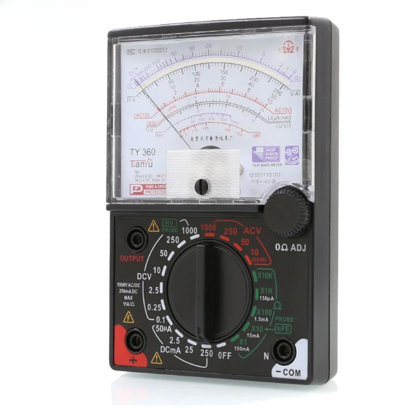 TY-360 Mini Pointer Analog Multimeter Tester for Circuit Testing ...