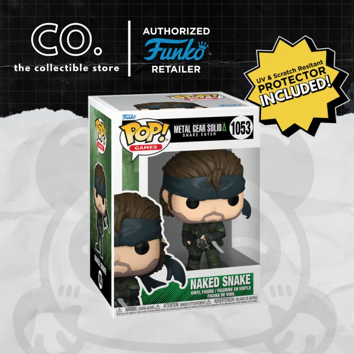 Funko Pop! Metal Gear Solid Naked Snake #1053 with Protector sold by CO ...