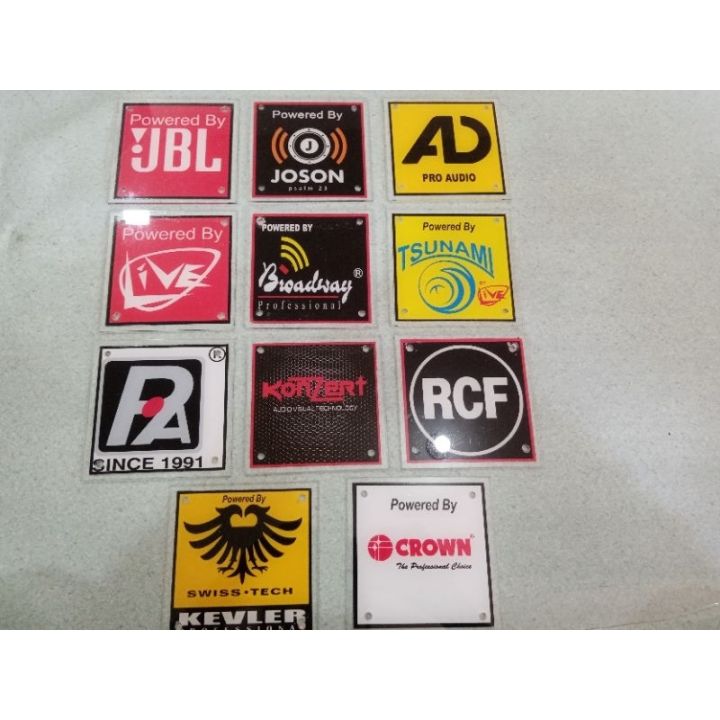 plate logo for your speaker box * | Lazada PH