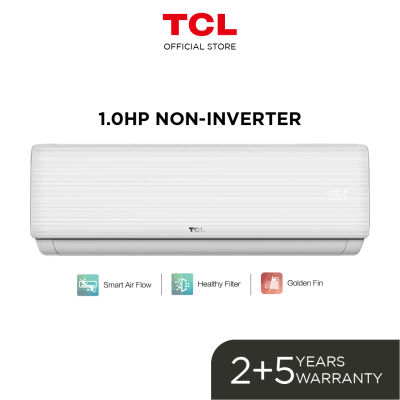 TCL 1.0HP Non-Inverter Air Conditioner R32 Fast Cooling Aircond Elite ...