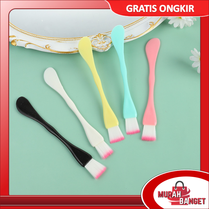 Murah Banget - Kuas Masker Wajah 2 In 1 / Facial Mud Mask Brush ...