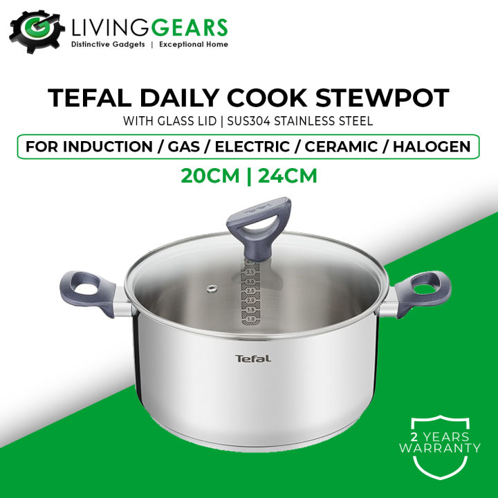 Tefal Daily Cook Stainless Steel Stewpot Stockpot with Lid ( 16cm ...