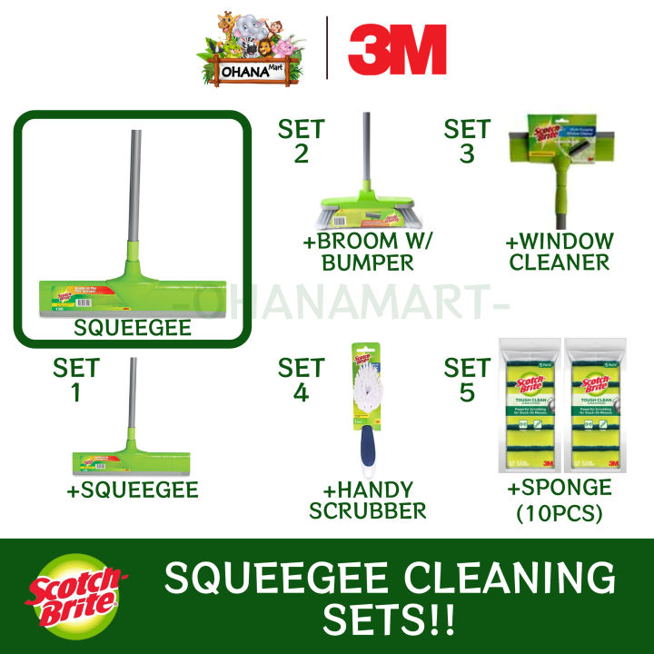 [Valuable Sets] 3M Scotch-Brite™ Cleaning Tools - Indoor Broom , Multi ...
