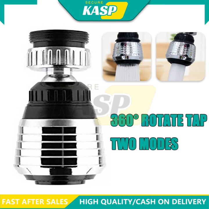 360 Degree Rotate Kitchen Faucet Extender Water Saving Tap Aerator ...