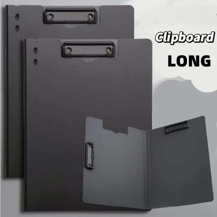 Clipboard Long With Cover File Folder Organizer Clip Board Writing Pad ...