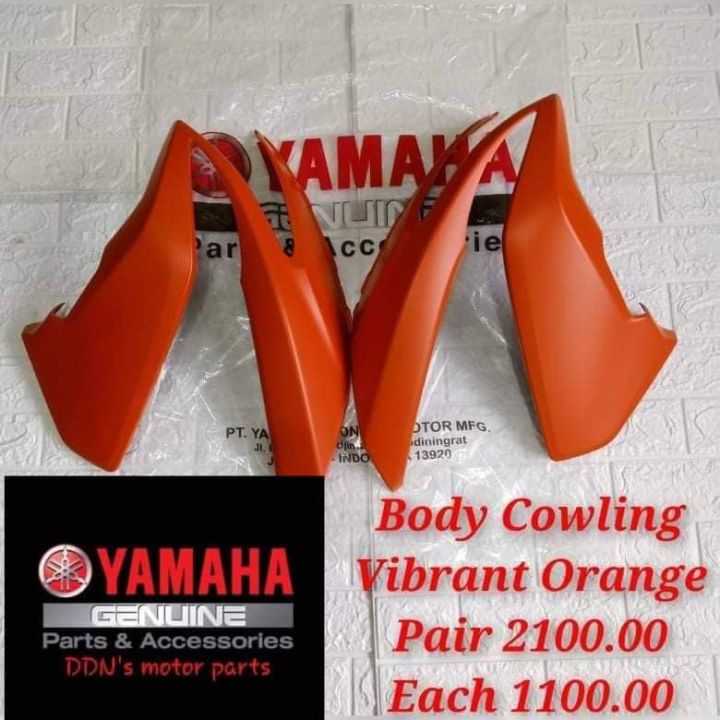 BODY COWLING VIBRANT ORANGE FOR AEROX V1 YAMAHA GENUINE PARTS | Lazada