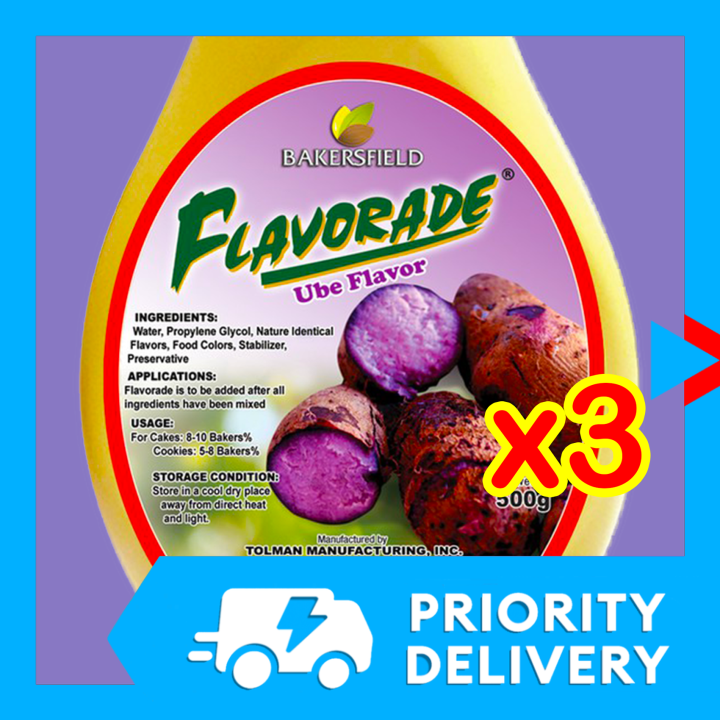 1.5kg UBE FLAVORING Flavorade Violet Bakersfield Ube Food Coloring ...