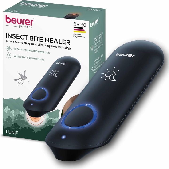 Beurer BR90 Insect Sting and Bite Relief with Light, Chemical-Free Bug ...