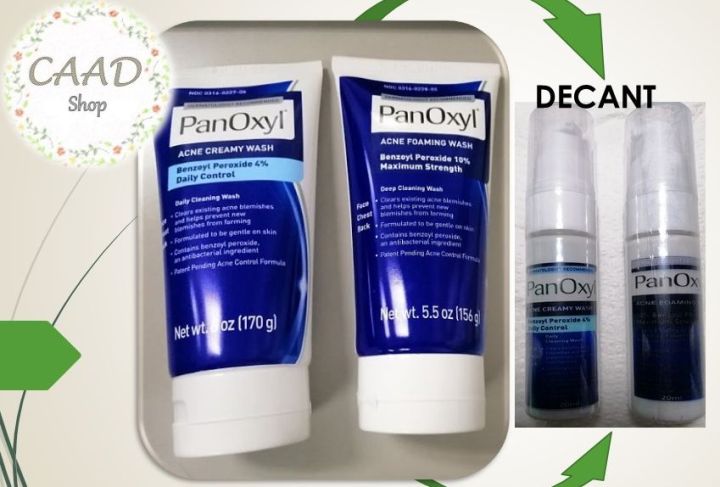 PanOxyl Acne Foaming Wash - 4% and 10% Benzoyl Peroxide 20ML | Lazada PH