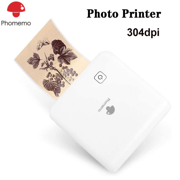 Phomemo 300dpi Pocket Mobile Pocket Printer- M02 Pro Thermal Bluetooth ...
