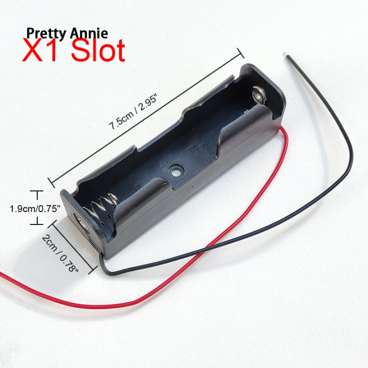 18650 battery box 1/2/3/4 3.7V housing with wires | Lazada PH