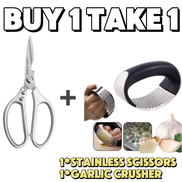 LST-[BUY 1 TAKE 1] Kitchen Accessories Scissors Stainless Steal and ...