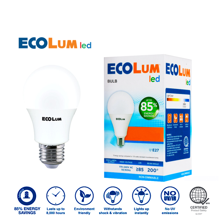 Firefly Ecolum Light Emitting Diode LED Light Bulb 3W. 5W. 7W, 9W, 11W ...