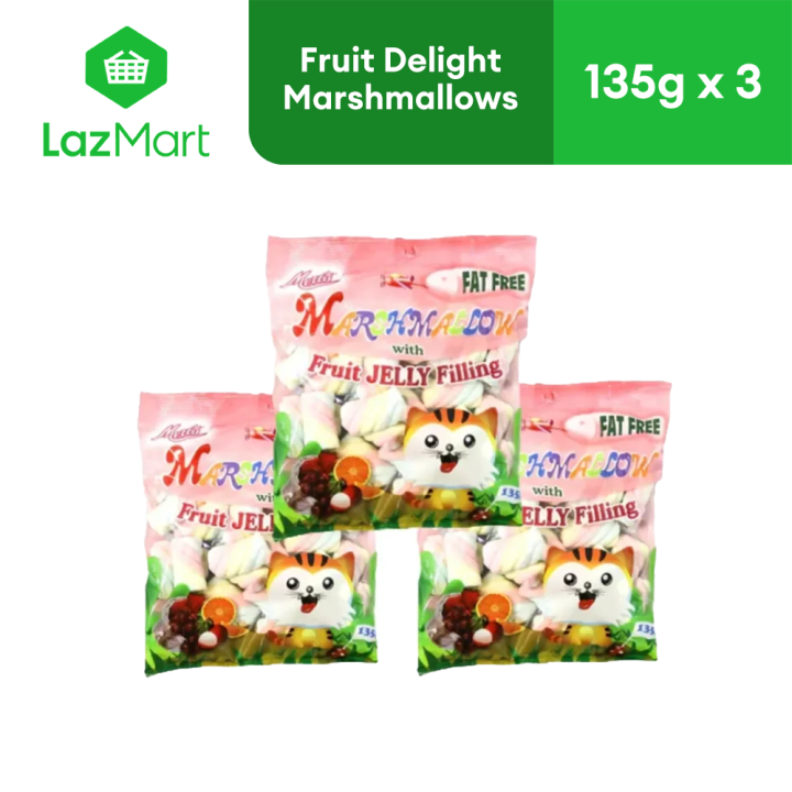 Mello Fruit Delight Marshmallow 135g - Pack of 3 | Lazada PH