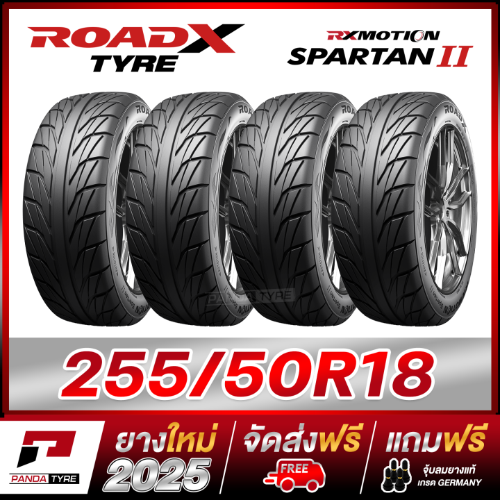 PDT-ROADX 255/50R18 ยางรถยนต์ขอบ18 รุ่น SPARTAN II x 4 เส้น (ยางใหม่ ...