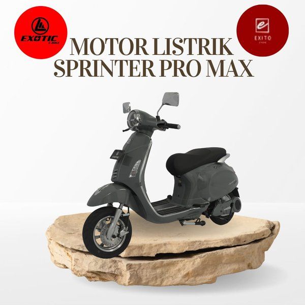 SEPEDA MOTOR LISTRIK EXOTIC SPRINTER PROMAX BY PACIFIC | Lazada Indonesia