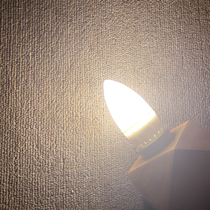 5PCS Led Candle Lamp Light B22 E27 E14 E12 B15 Bulbs Chandelier Bulbs ...