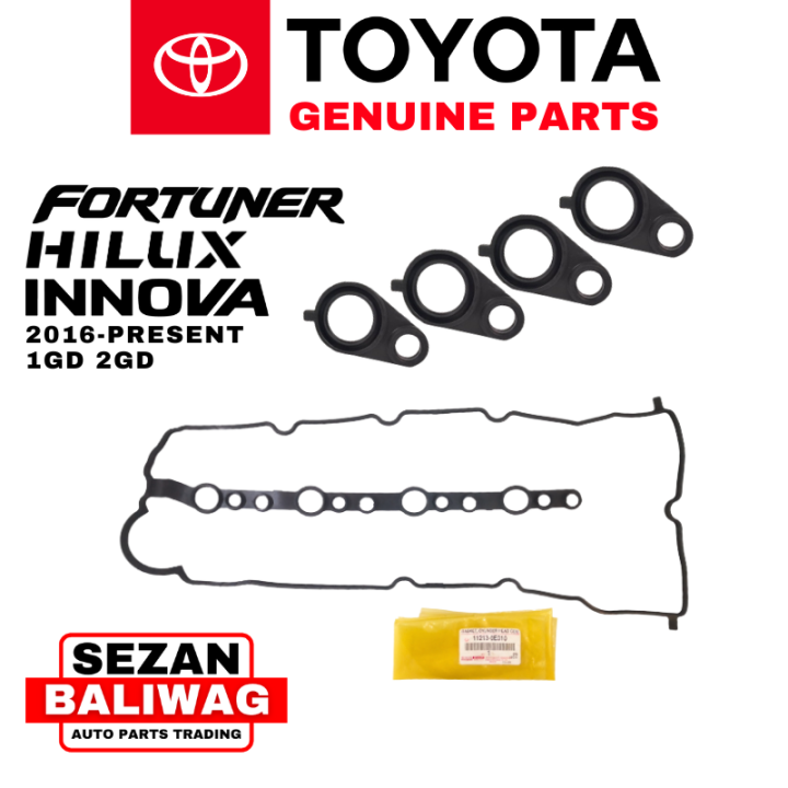 ORIGINAL TOYOTA VALVE COVER GASKET & NOZZLE HOLDER GASKET TOYOTA ...