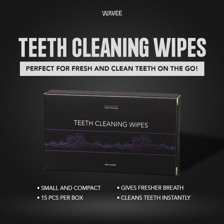 Wavee Teeth Cleaning Wipes | Lazada PH