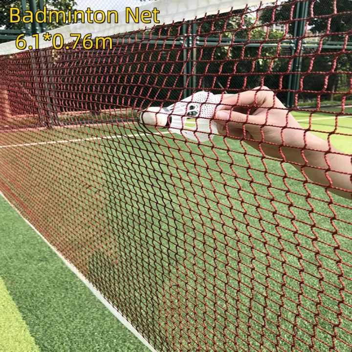 [Fast Delivery] 6.1mX0.76m Badminton Net Original Professional Standard Badminton Net Outdoor ...