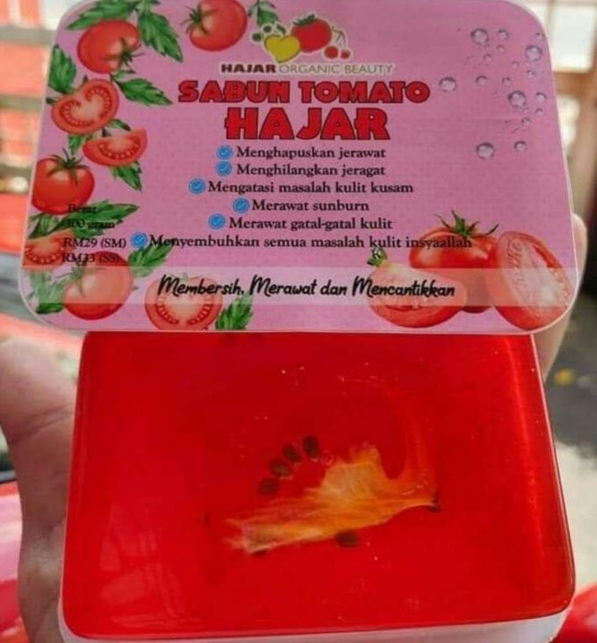 SABUN TOMATO HAJAR SABUN SEBAGUNA | Lazada