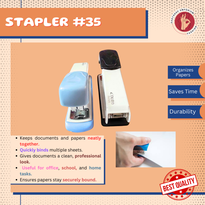 Heavy Duty Stapler #35 School Supplies stapler | Lazada PH