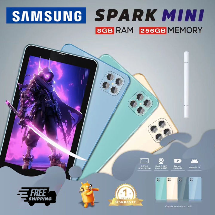 Samsung Tab SPARK MINI Android 5G/Wi-Fi Tablet 8GB+256GB 7.0" Screen ...