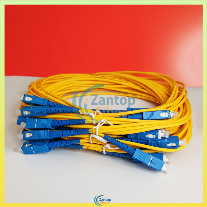 Fiber Patch Cord 1m/2m/3m/5m SC/UPC - SC/UPC Jumper Cable Single Mode ...