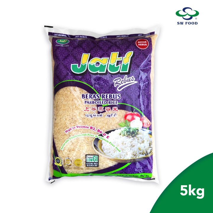 Jati Rebus 【Parboiled Rice】(5 KG) | Lazada
