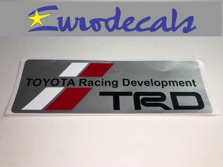 Toyota Racing Development TRD cut out sticker | Lazada PH