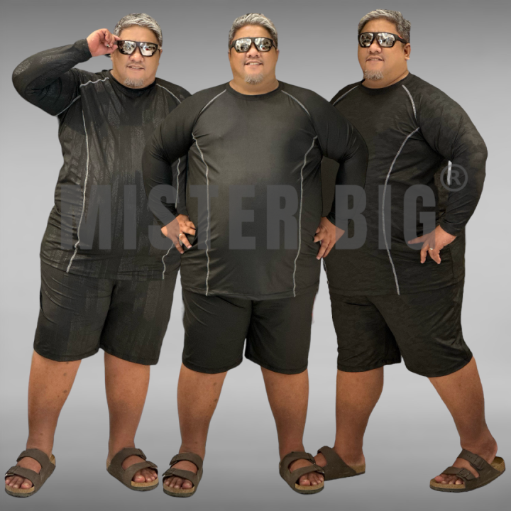 RASH GUARD SET PLUS SIZE MENS WEAR | Lazada PH