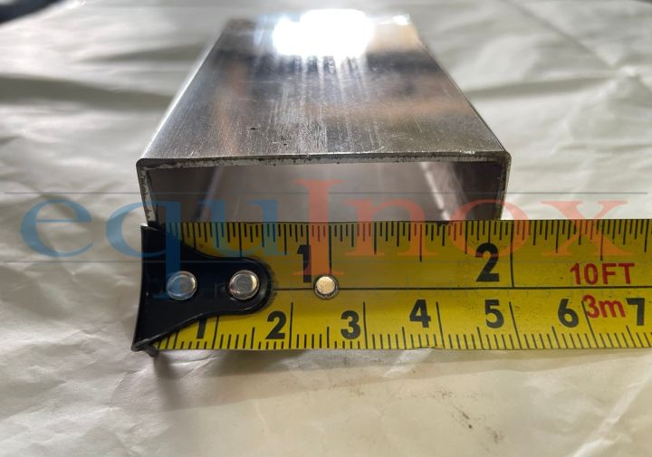 Stainless Steel Rectangular Tube 1" x 2" x 1.5mm thickness x 1 Meter ...