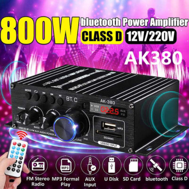 1SET Power Amplifier Bluetooth Premium Quality Revolutionary 800W Power ...
