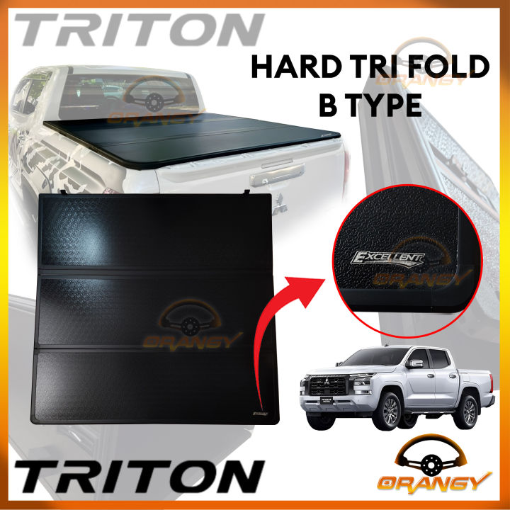 Mitsubishi Triton 2024 to 2026 Hard Tri fold with LED Trifold ( Car ...