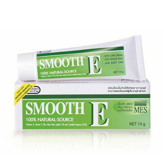 Smooth E Cream สมูทอี ครีม เวชสำอางลดเลือนริ้วรอย รอยแผลเป็นจุดด่างดำ ...