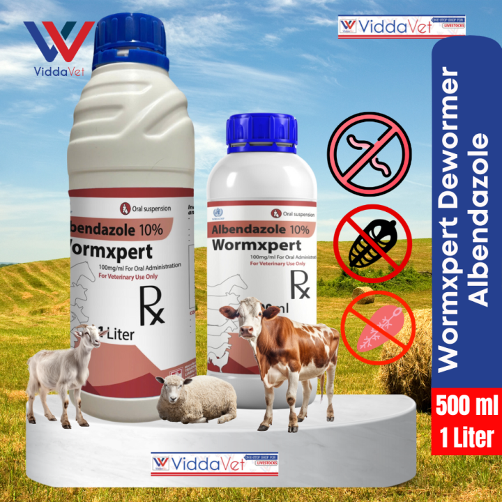 Wormxpert Albendazole dewormer for cattle cow sheep valbazen dewormer ...