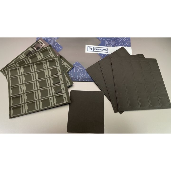 Deskeys Switch Films for Mechanical Keyboard Switches 120 films + 16 ...