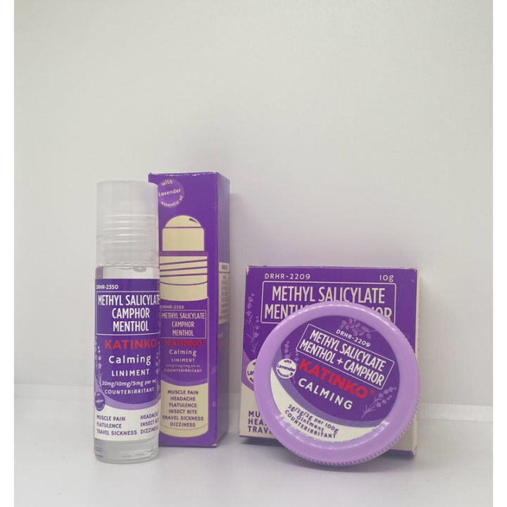 Katinko Peppermint and Lav oil 10ml and ointment 10g | Lazada PH