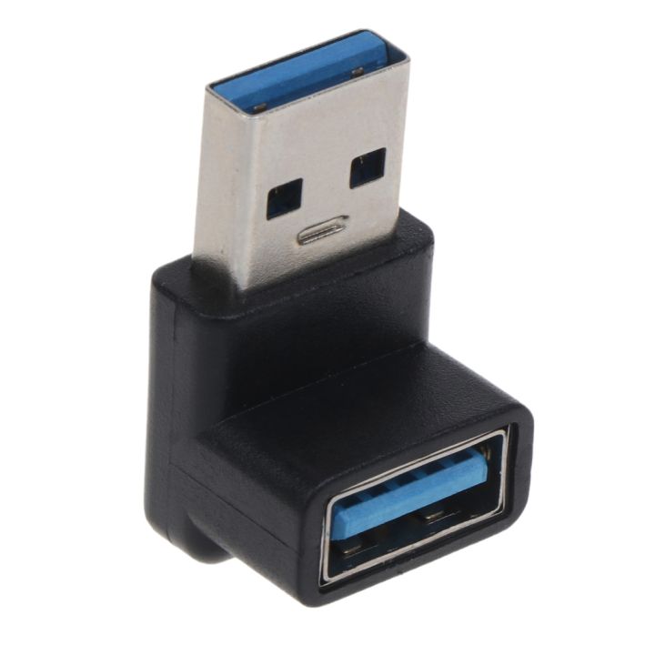 90 Degree USB 3.0 Coupler USB Female to Male Adapter Gender Changer ...