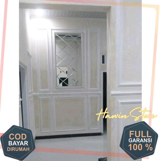 100 x 60 3mm FREE PACKING PETI KAYU + GARANSI PECAH 100% Cermin Custom ...